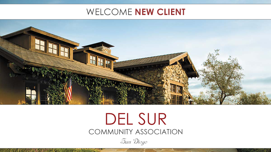New Client: Del Sur Community Association — HOA Lawyer Blog — November ...