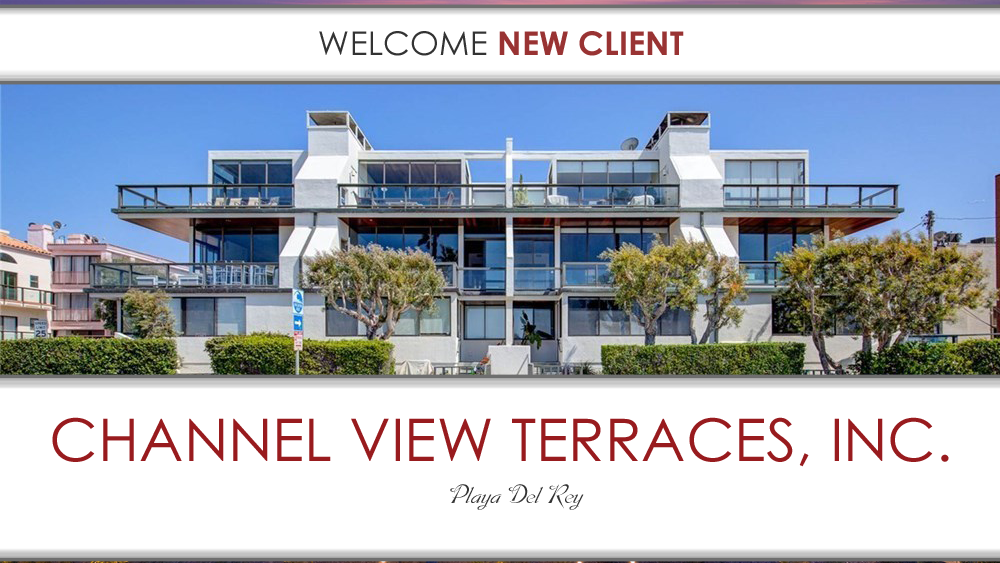 New Client: Channel View Terraces, Inc. — HOA Lawyer Blog — March 2, 2022