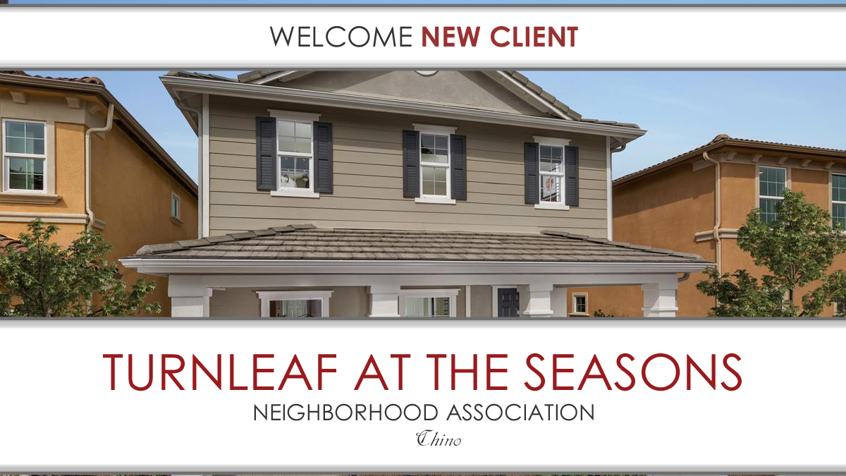 New Client: Turnleaf at the Seasons Neighborhood Association — HOA ...